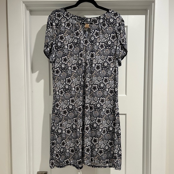 Dresses | Per Seption Concept Blue Floral Dress | Poshmark